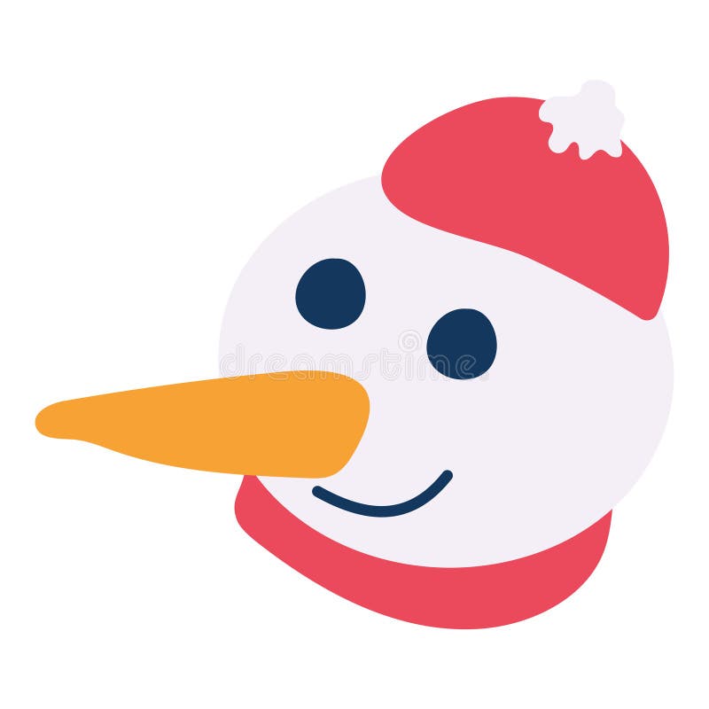 Isolated Christmas Snowman Avatar Sketch Icon Vector Stock Vector ...