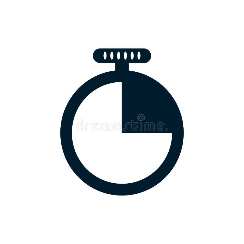 Isolated Chronometer Flat Design Stock Vector - Illustration of stopwatch, measurement: 163431067