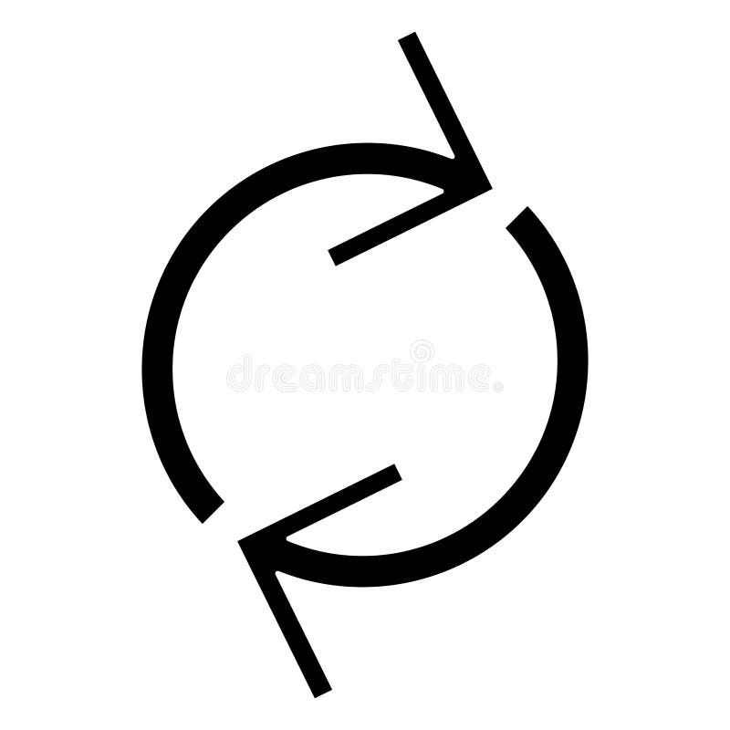 Circle with Arrows Coming Out Icon Stock Illustration - Illustration of ...