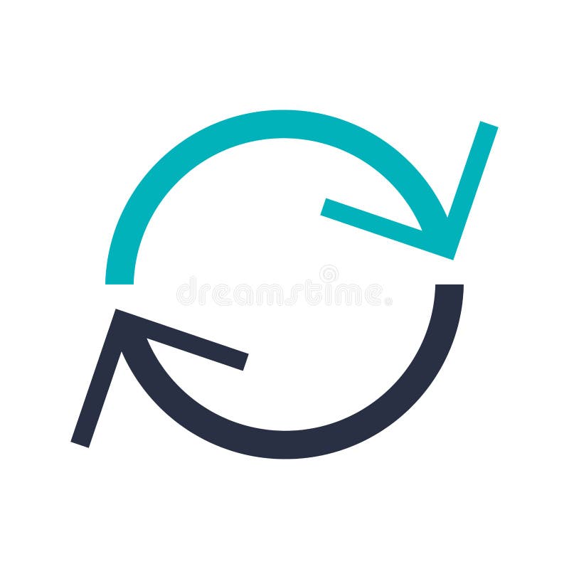 Circle with Arrows Coming Out Icon Stock Illustration - Illustration of ...