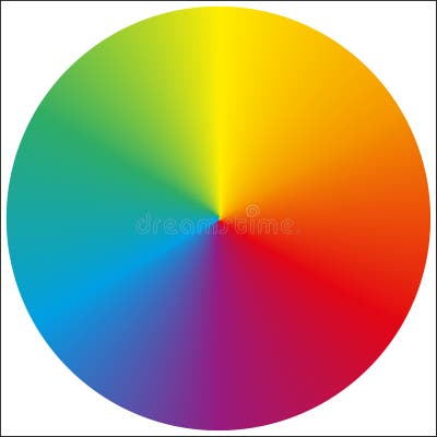 Isolated Circular Rainbow Gradient Stock Vector - Illustration of ...