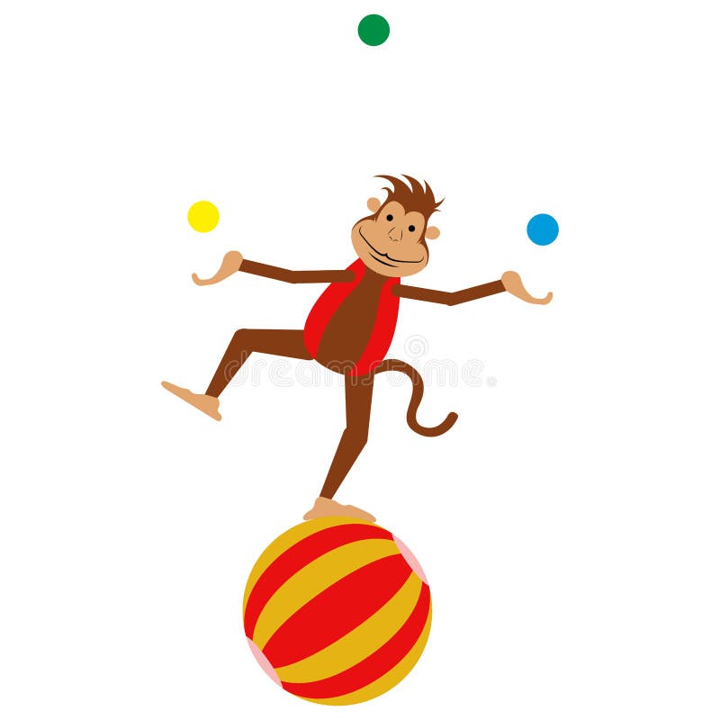 Circus Monkey Stock Illustrations – 1,486 Circus Monkey Stock ...