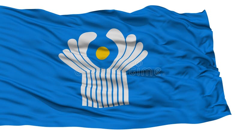 Isolated CIS Flag stock illustration. Illustration of foreign - 91175611