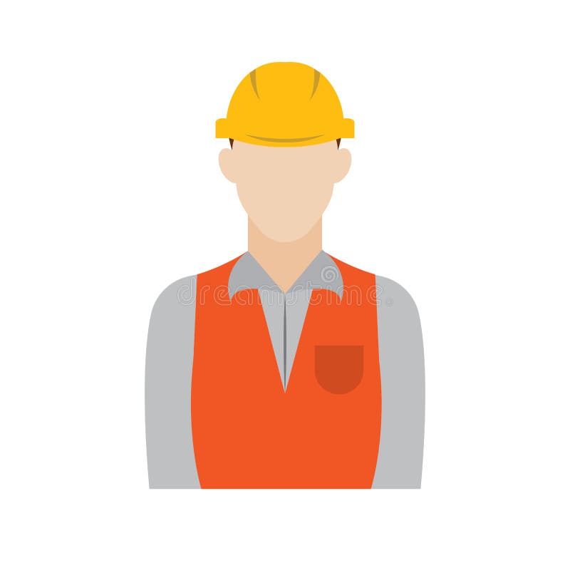 Isolated Civil Engineer Icon Stock Vector - Illustration of tool ...