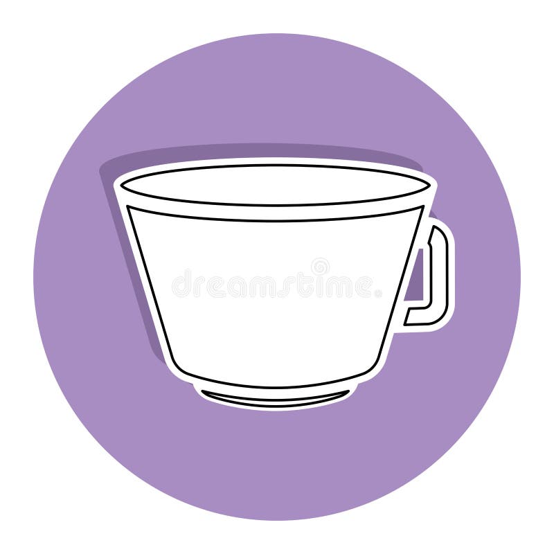 Isolated Clean Coffee Cup Icon Stock Vector - Illustration of design ...