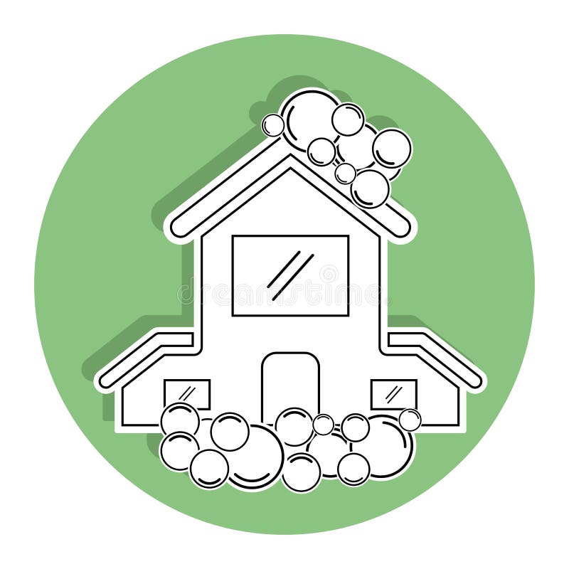 Isolated clean house icon stock vector. Illustration of icon - 197096357