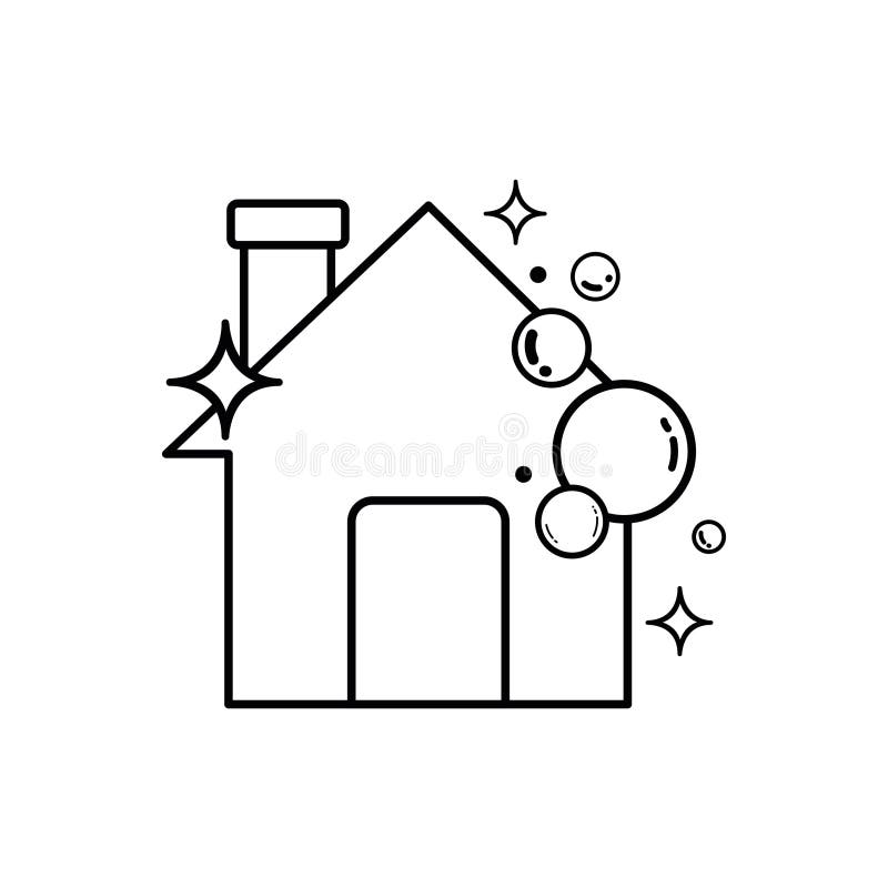 Isolated Clean and Shiny House Building Icon Vector Stock Vector ...