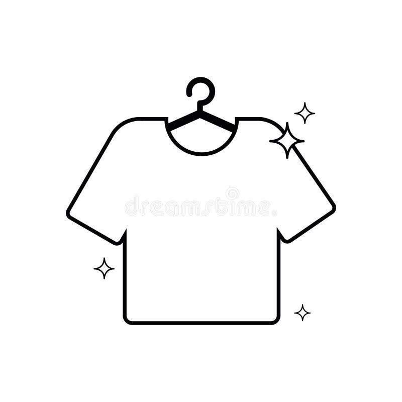 Isolated Clean and Shiny Shirt Icon Vector Stock Vector - Illustration ...