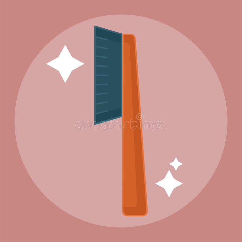 Isolated Cleaning Brush Icon Stock Vector - Illustration of vector ...