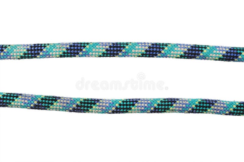 Isolated climbing rope stock image. Image of pattern - 14097799