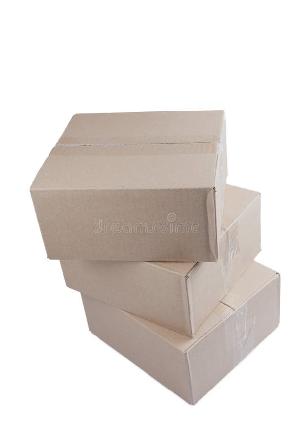 Paper Rectangular Boxes Stacked for Seamless Background Stock ...