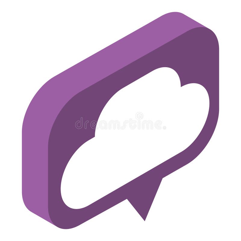 Isolated Cloud Network Streaming Service Icon Vector Stock Vector ...