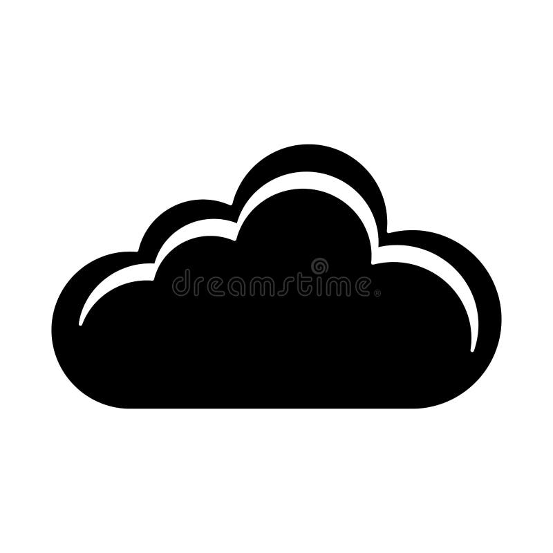 Isolated Cloud Shape Design Stock Vector - Illustration of nature ...