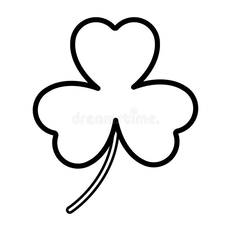 Isolated clover design stock vector. Illustration of shape - 81169653