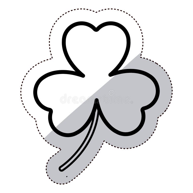 Isolated clover design stock vector. Illustration of shamrock - 81171186