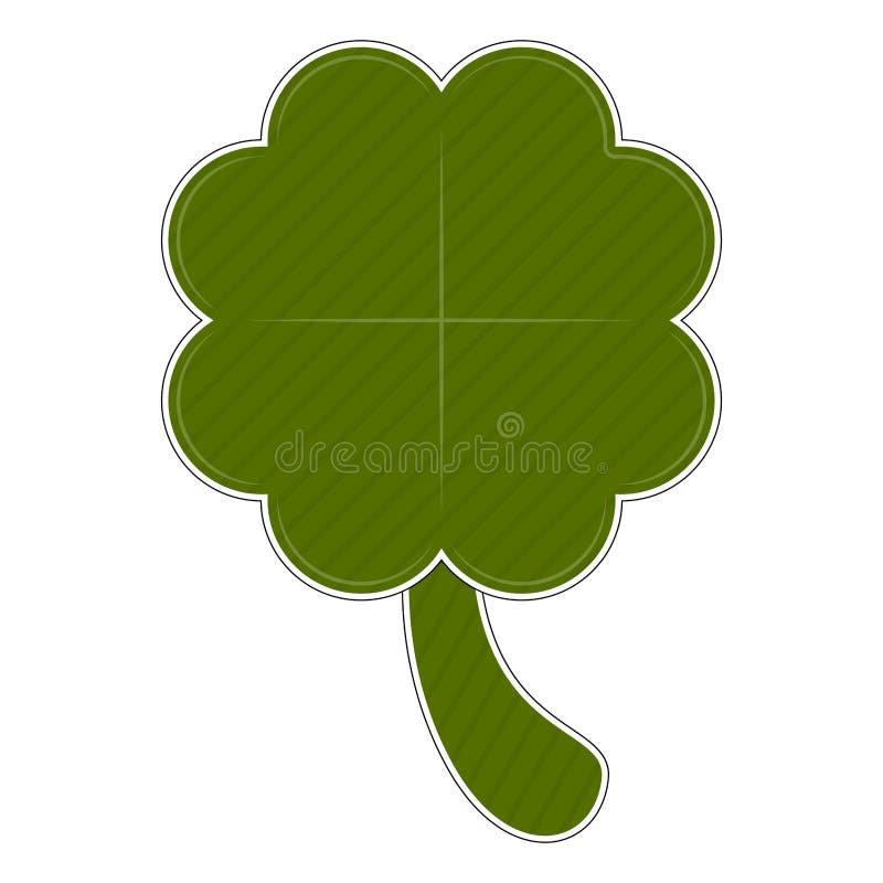 Isolated clover icon stock vector. Illustration of shamrock - 175867099