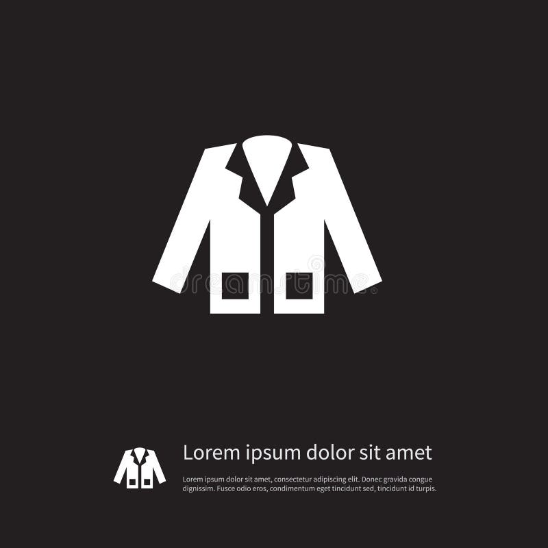 Isolated Coat Icon. Jacket Vector Element Can Be Used for Coat ...