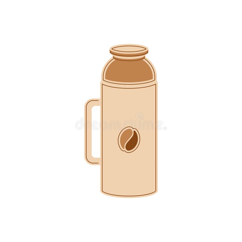 Isolated Coffee Bottle Icon Vector Stock Vector - Illustration of ...