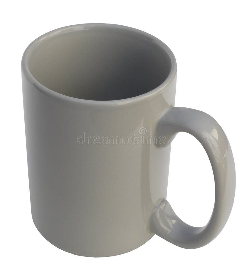 Isolated Coffee Mug stock image. Image of grey, water, coffee - 427625