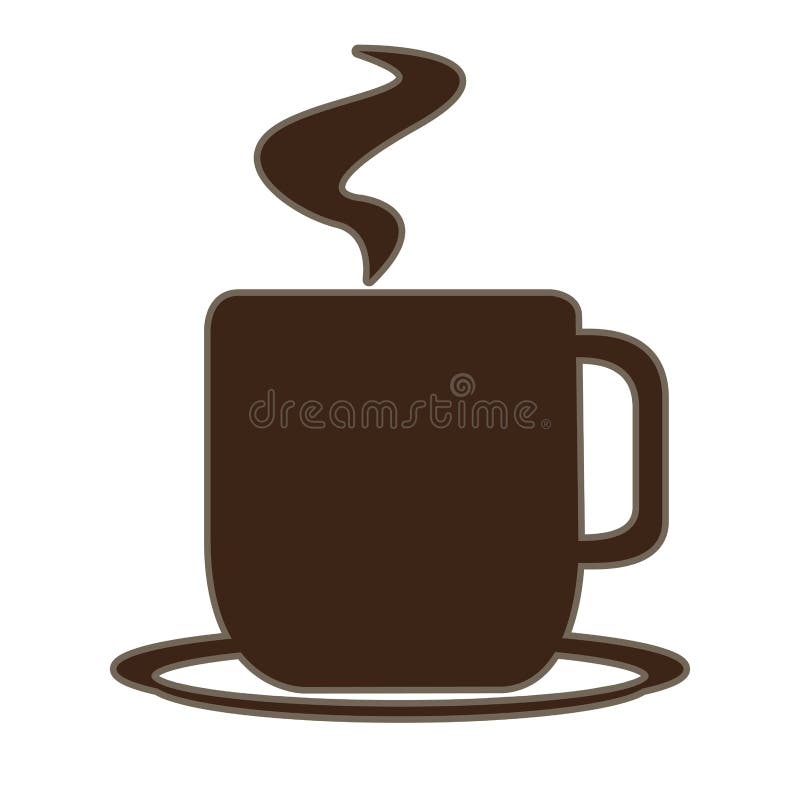 Isolated Coffee cup stock illustration. Illustration of italian - 35980451