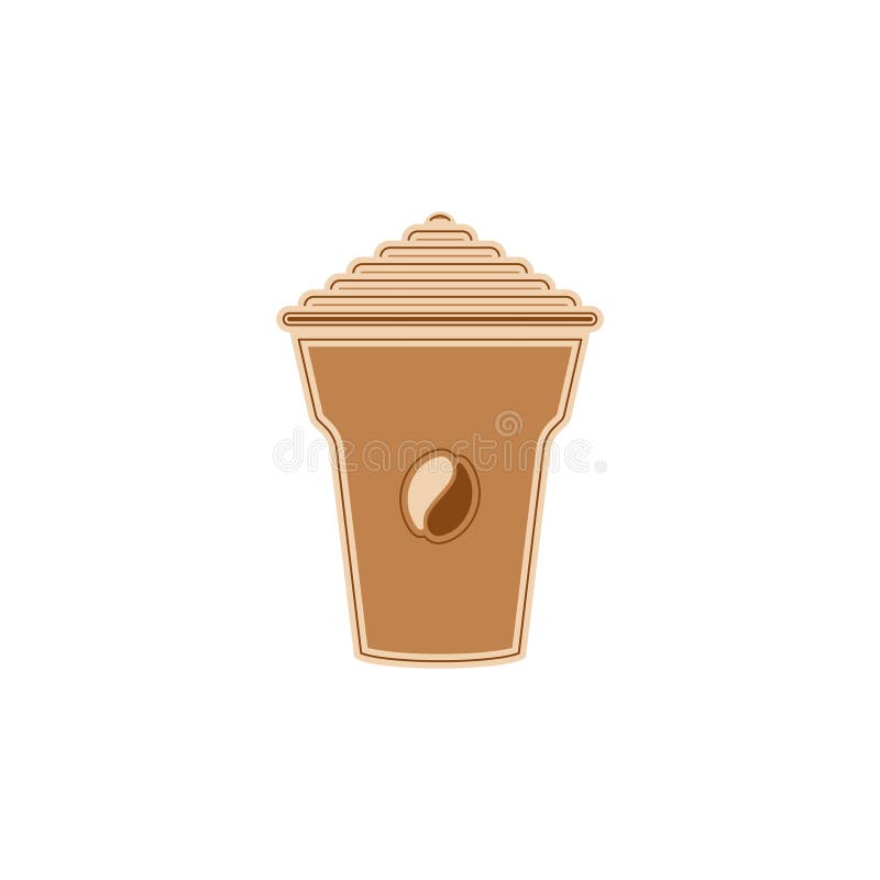Isolated Cold Coffee Brew Icon Vector Stock Illustration - Illustration ...