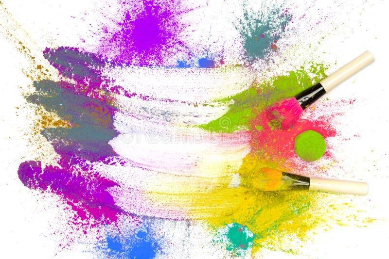 Isolated color splash stock photo. Image of brush, splattered - 68567610