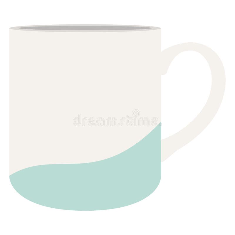 Isolated Colored Abstract Coffee Cup Icon Vector Stock Vector ...