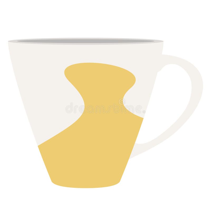 Isolated Colored Abstract Coffee Cup Icon Vector Stock Vector ...