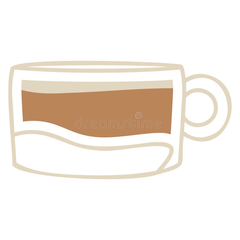 Isolated Colored Abstract Coffee Cup Icon Vector Stock Vector ...