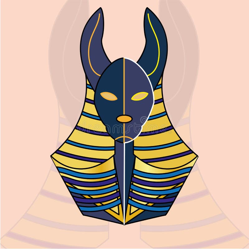 Isolated Colored Anubis Old Egypt Icon Vector Stock Vector ...