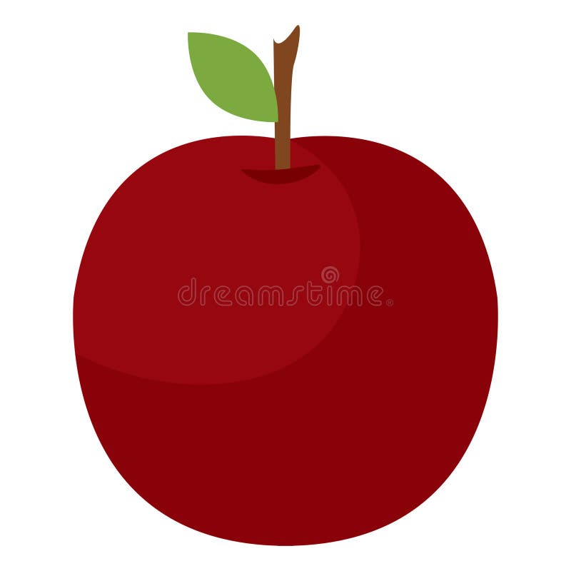 Isolated Colored Cute Happy Apple Emoji Sticker Vector Stock Vector ...