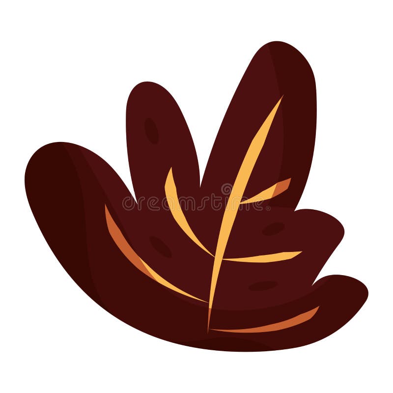 Isolated Colored Autumn Leaf Icon Vector Stock Vector - Illustration of ...