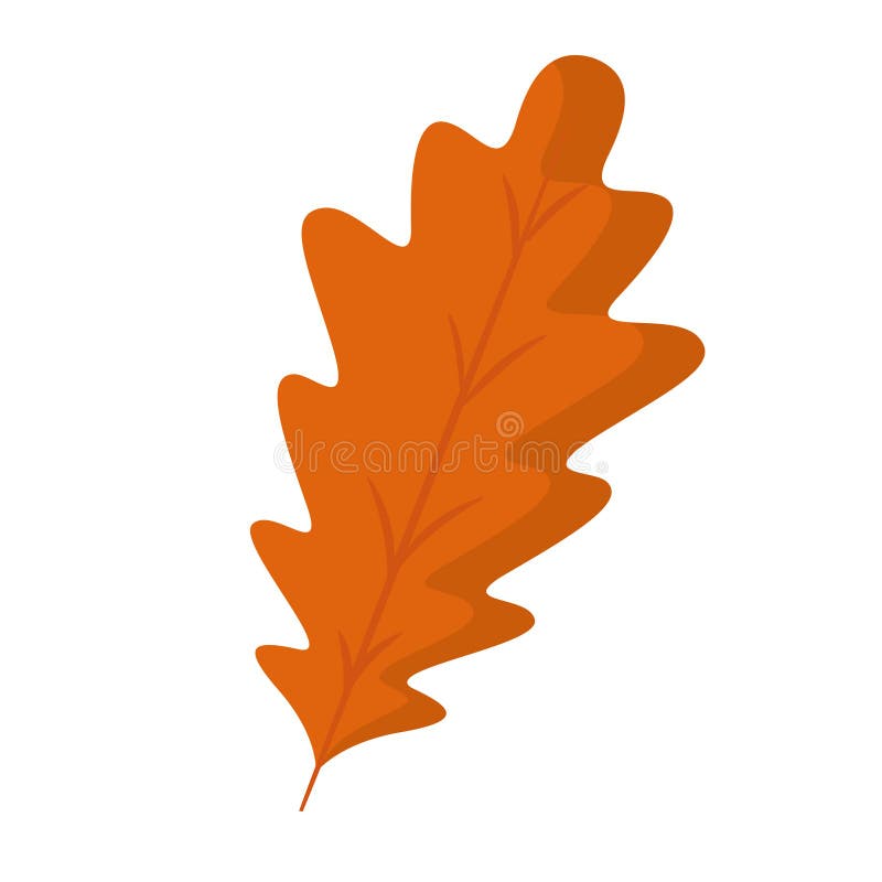 Isolated Colored Autumn Leaf Icon Vector Stock Vector - Illustration of ...