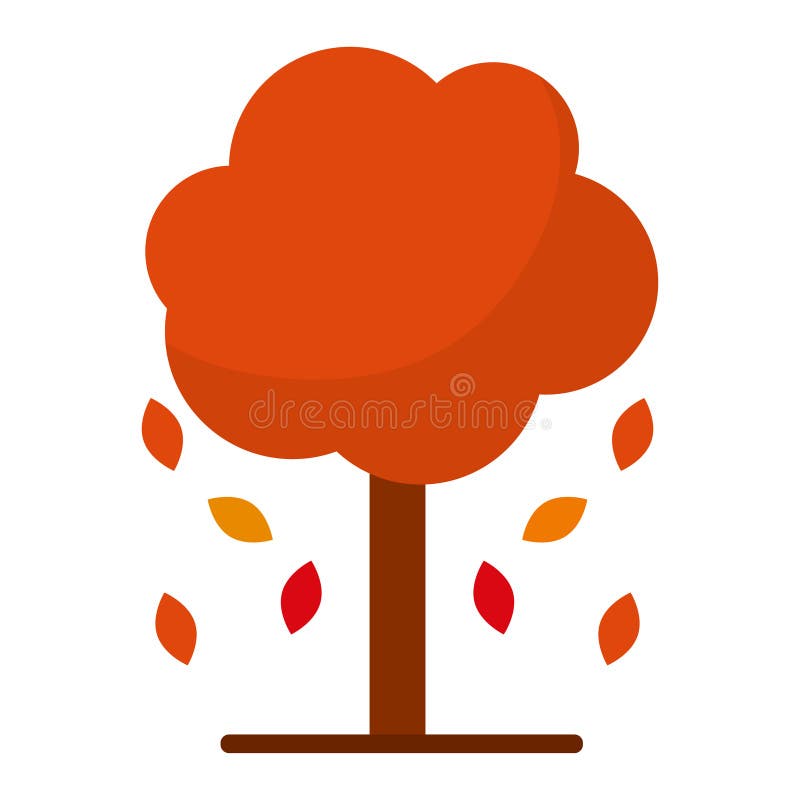 Isolated Colored Autumn Tree Icon Vector Stock Vector - Illustration of ...