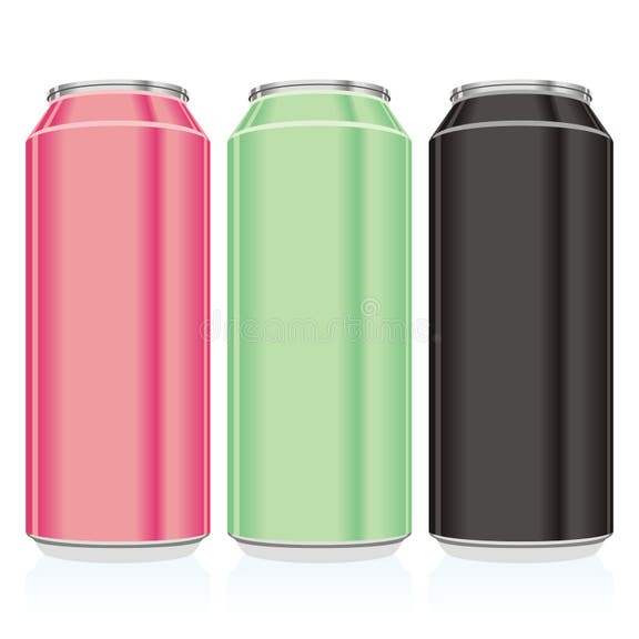Isolated colored cans stock vector. Illustration of isolated - 8283652