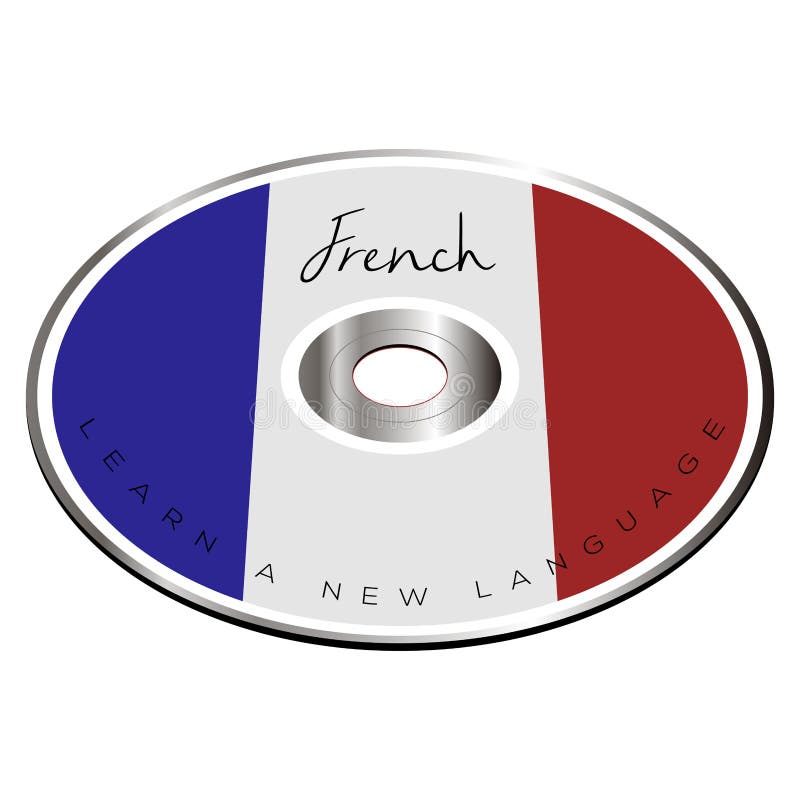 Isolated colored cd stock illustration. Illustration of france - 92691069