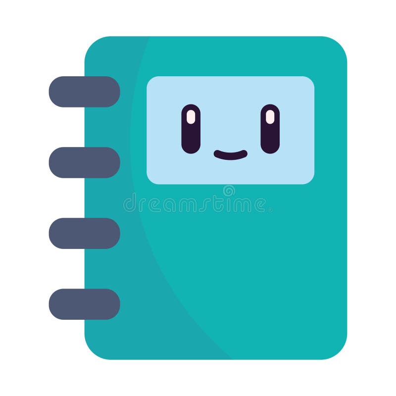Isolated Colored Cute Book Office Icon Vector Stock Vector ...
