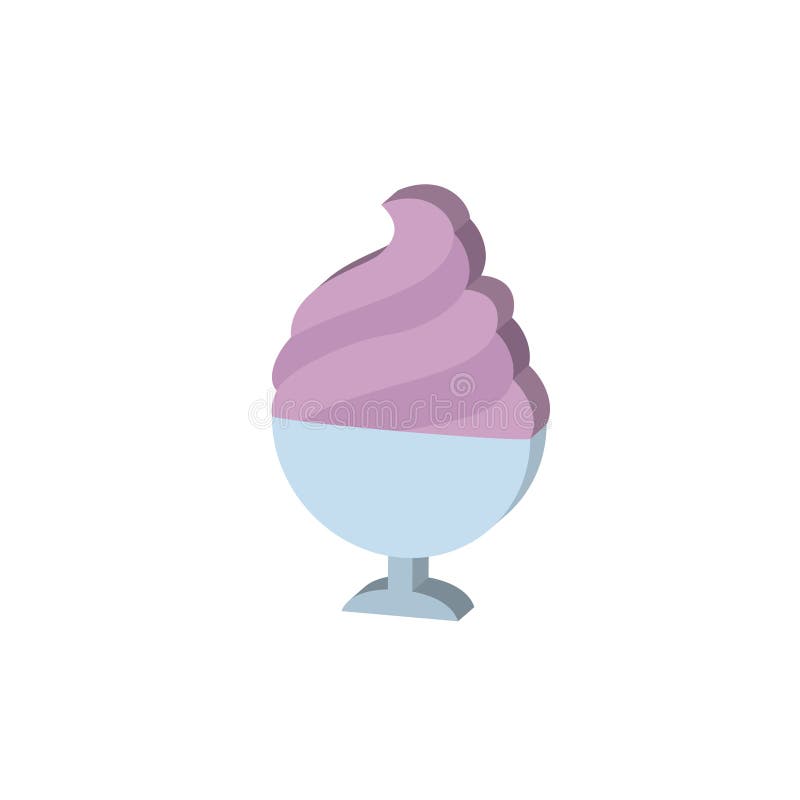 Isolated Colored 3d Ice Cream Icon Vector Stock Vector - Illustration ...