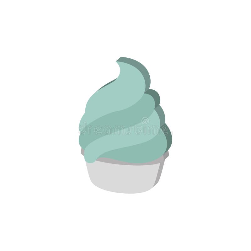 Isolated Colored 3d Ice Cream Icon Vector Stock Vector - Illustration ...