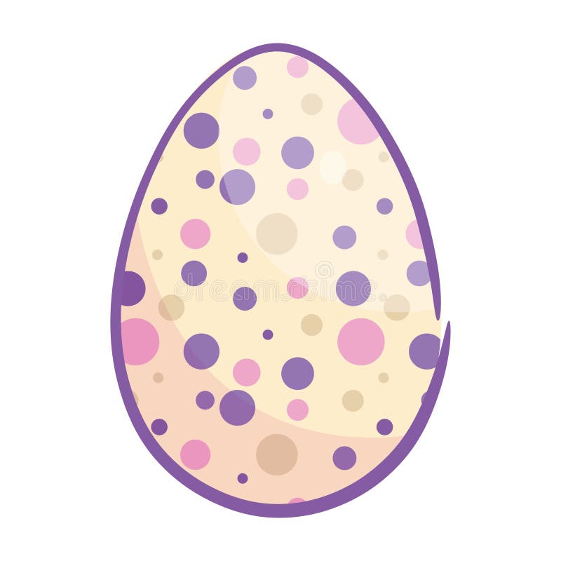 Isolated Colored Easter Egg Icon Vector Stock Vector - Illustration of ...