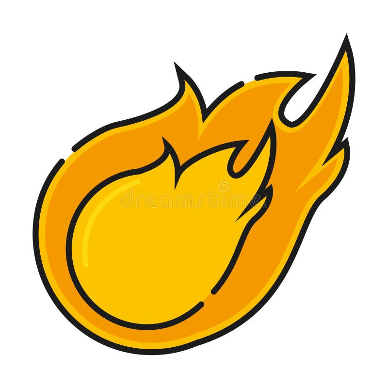Isolated Colored Fire Flame Gaming Icon Vector Stock Illustration ...