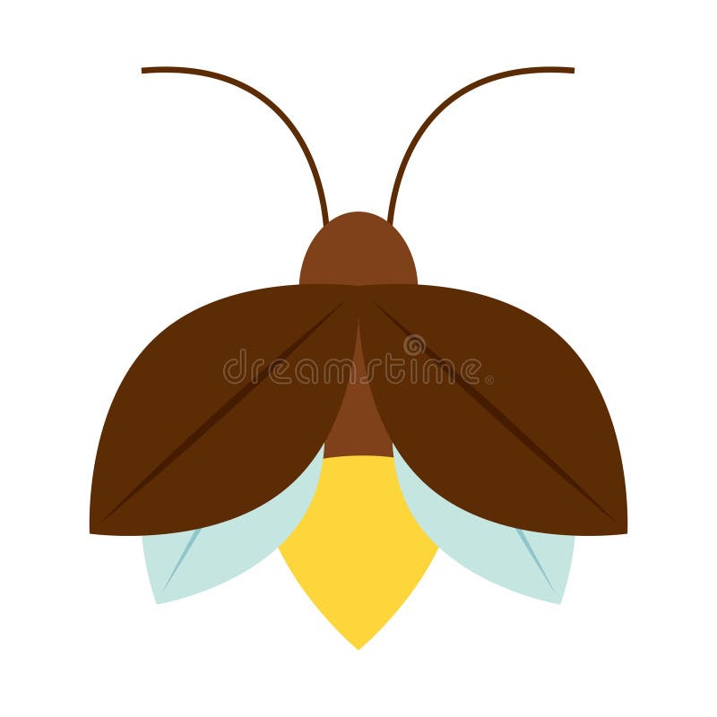 Isolated Colored Firefly Insect Animal Icon Vector Stock Vector ...