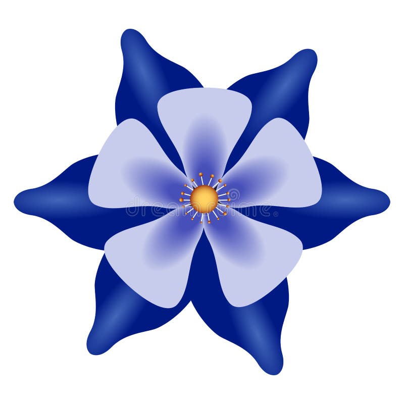 Isolated colored flower stock illustration. Illustration of color ...