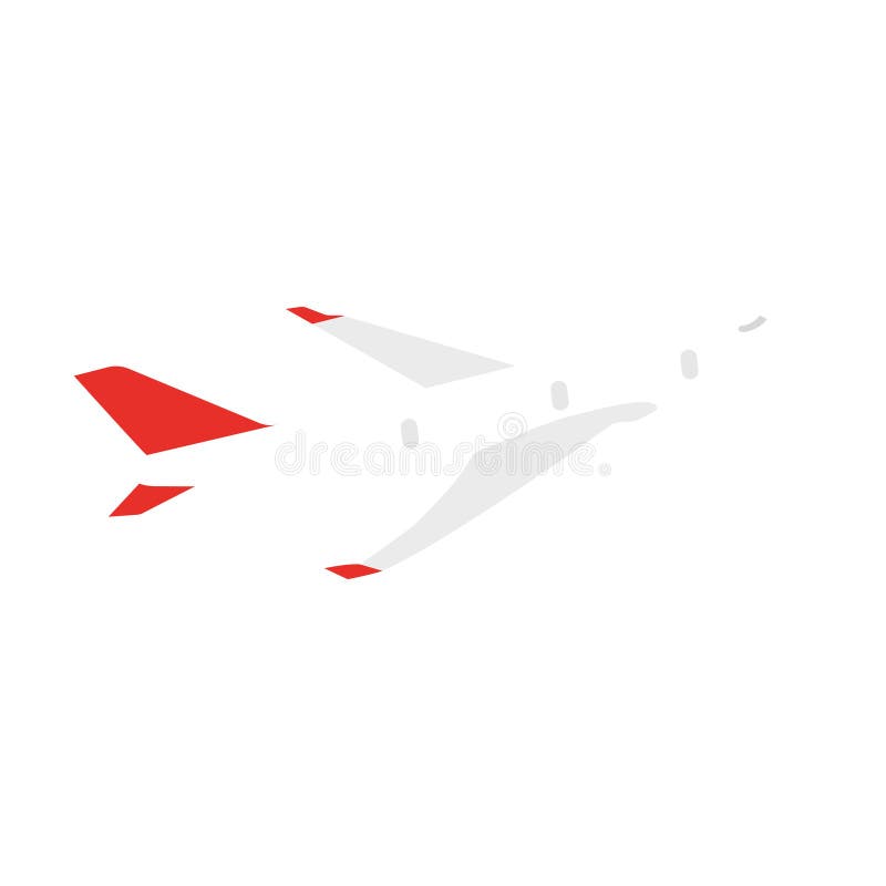 Isolated Colored Flying Airplane Icon Vector Stock Vector ...