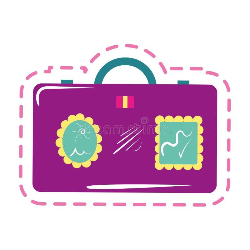 Isolated Colored Groovy Tape Recorder Sketch Sticker Icon Vector Stock ... Isolated Colored Groovy Tape Recorder Sketch Sticker Icon Vector Stock ...
