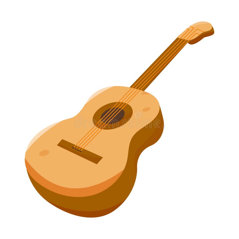 Isolated Colored Guitar Sketch Musical Instrument Vector Stock Vector ...