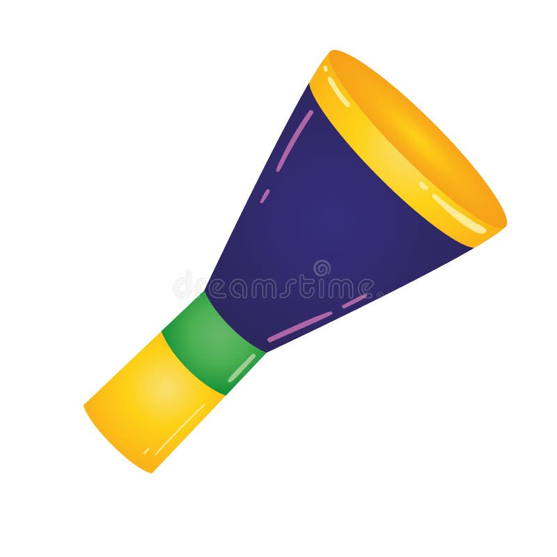 Isolated Colored Horn Musical Instrument Icon Vector Stock Vector ...