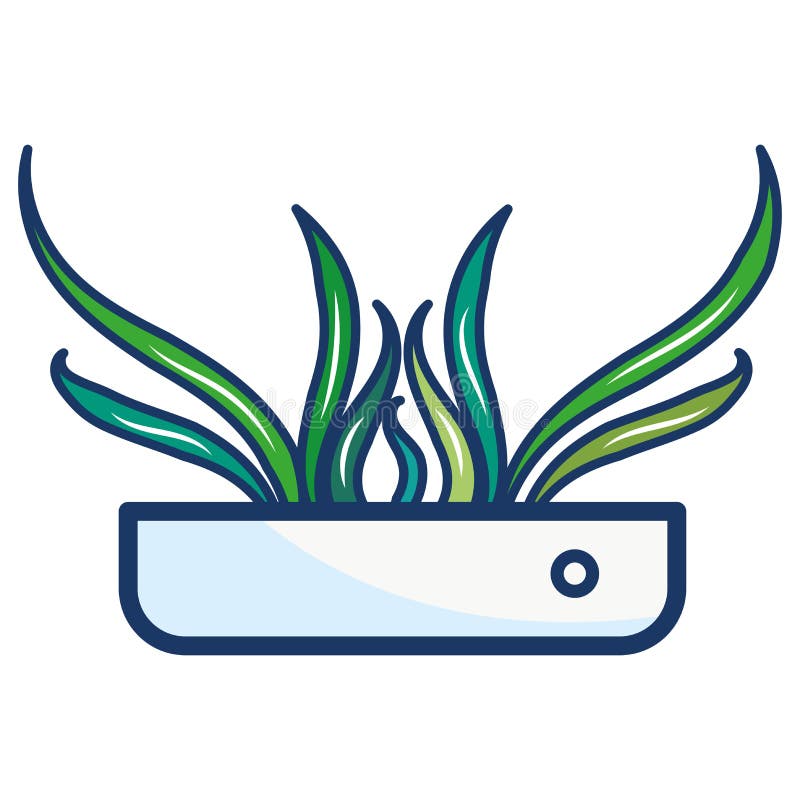 Isolated Colored Indoor Plant Icon Vector Stock Vector - Illustration ...