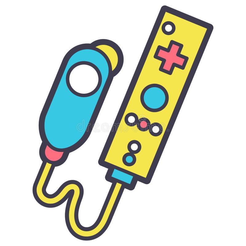 Colored Joystick Stock Illustrations – 720 Colored Joystick Stock ...
