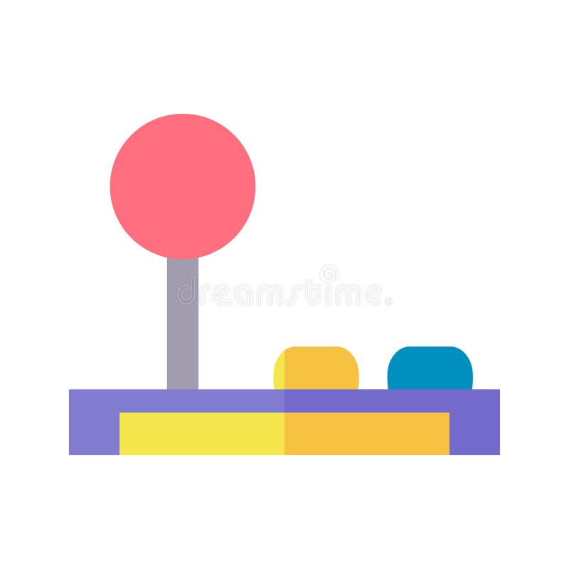 Colored Joystick Stock Illustrations – 720 Colored Joystick Stock ...